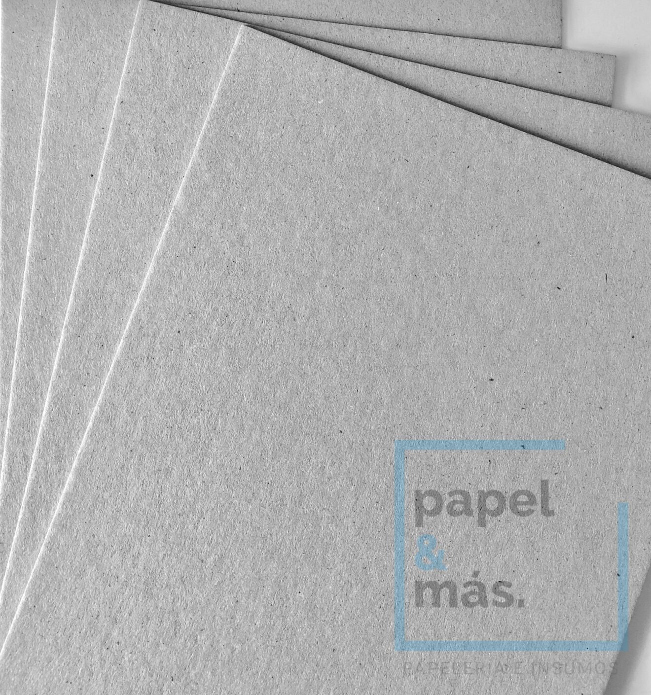 CARTON PIEDRA GRIS 3 MM x 77 x 110 CM – PLIEGO – Papel y Más